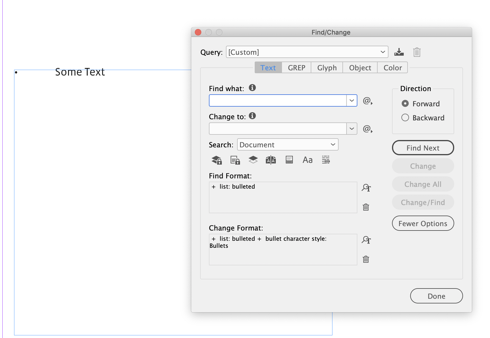 Solved: Script issue: Find/Change not recognizing a charac... - Adobe ...