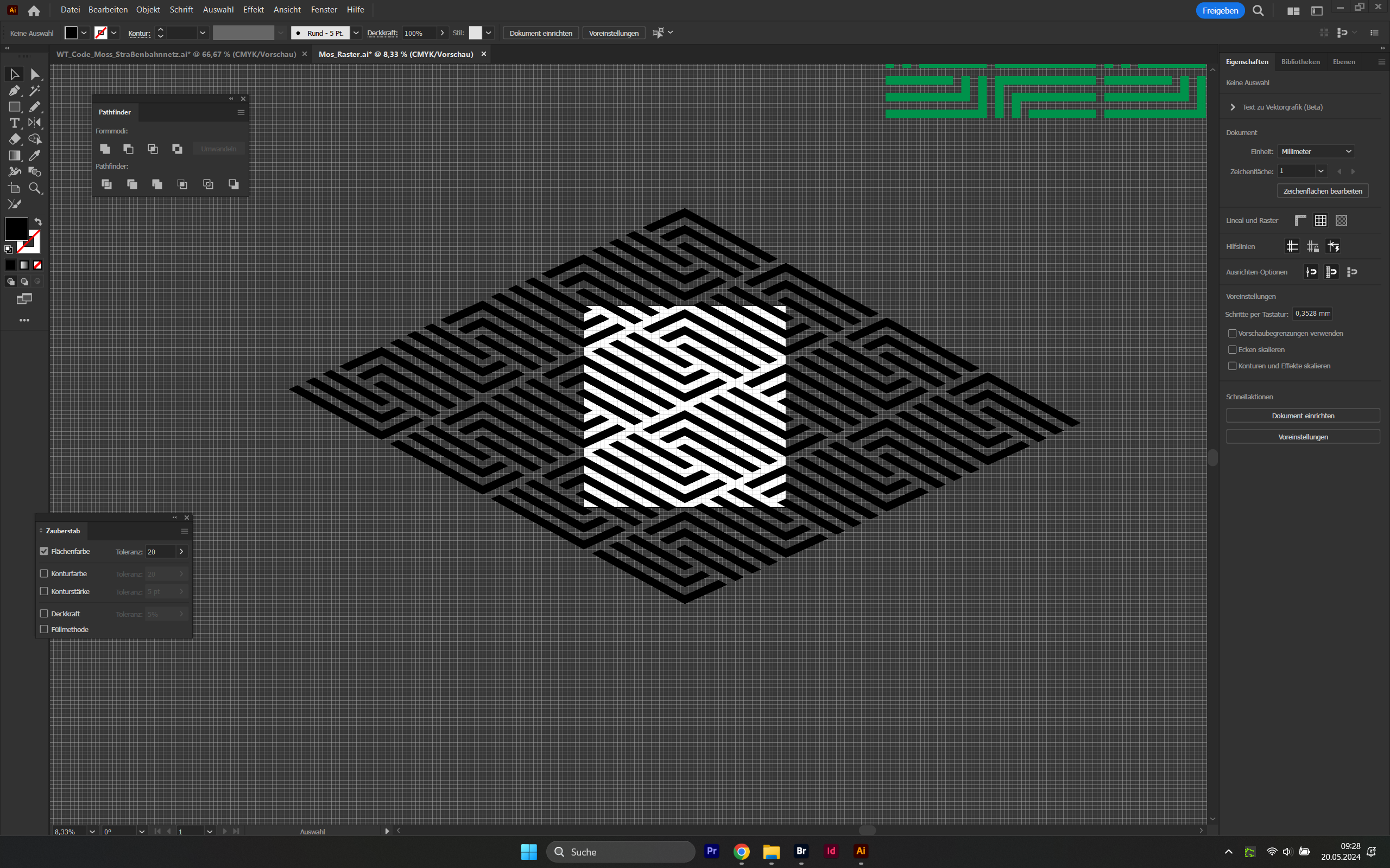 Solved: Wie würdest du beim erstellen dieses Musters vorge... - Adobe ...