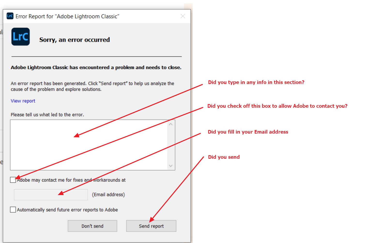 Lightroom Classic crashing when switching to Devel... - Adobe Product ...