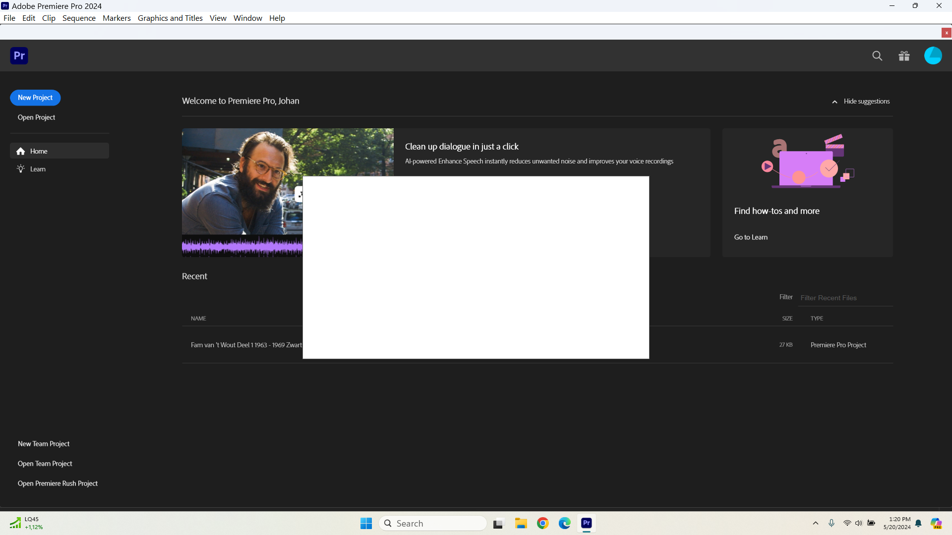 blank white pop-up window - Adobe Product Community - 14628140