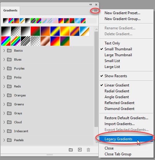 Solved: gradient dialogue funky - Adobe Support Community - 10993758