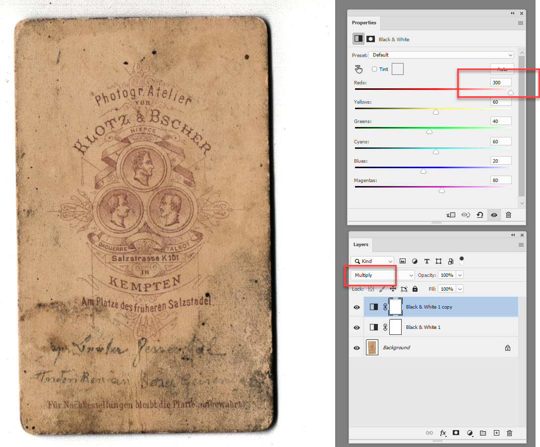 Enhancing faded handwriting - Adobe Support Community - 10993346