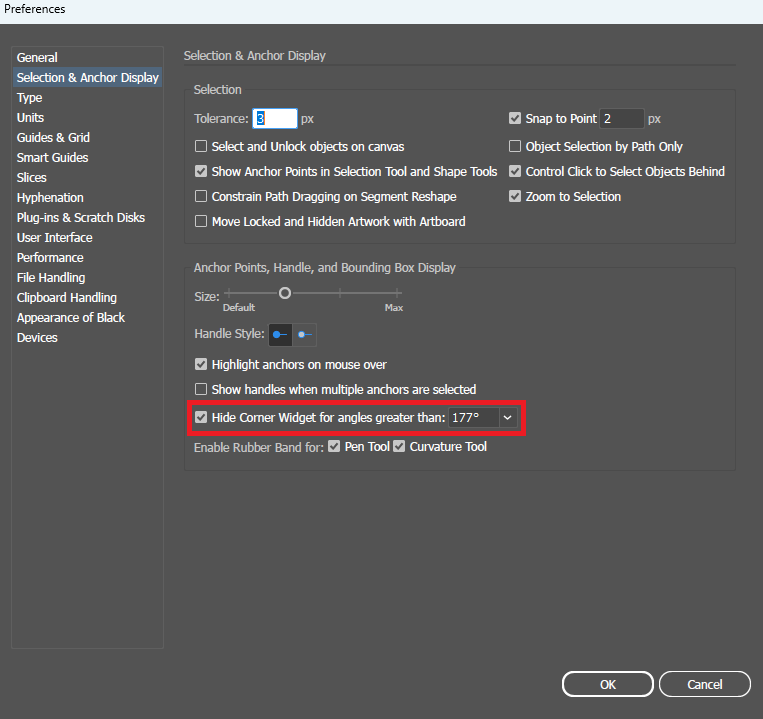 일러스트레이터 앵커포인트가 안보여요. - Adobe Product Community - 14642790