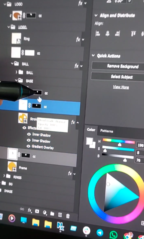 Photoshop highlights layers and works slowly - Adobe Product Community ...