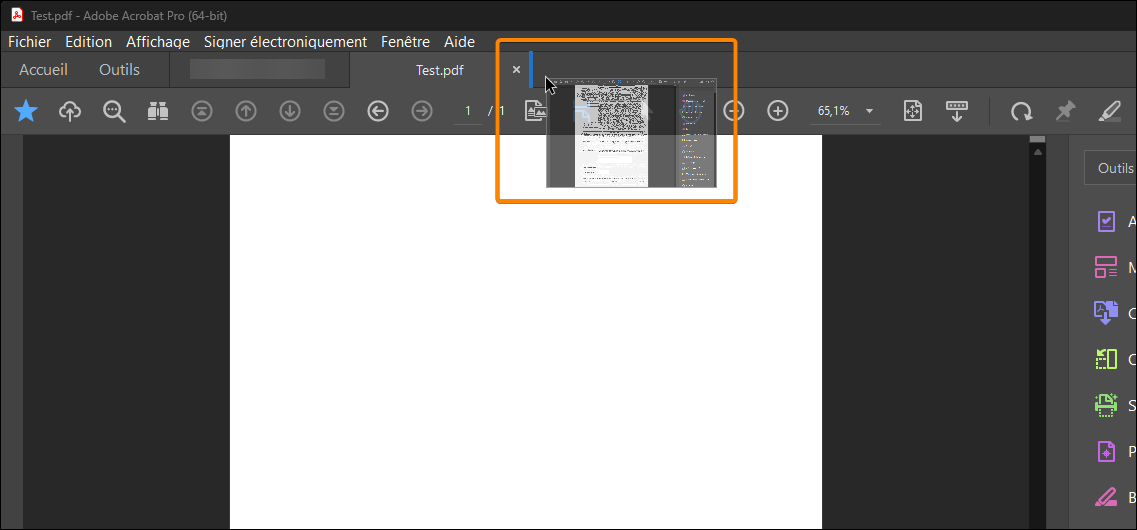 Recombine tabs together into one window in Acrobat... - Adobe Product ...