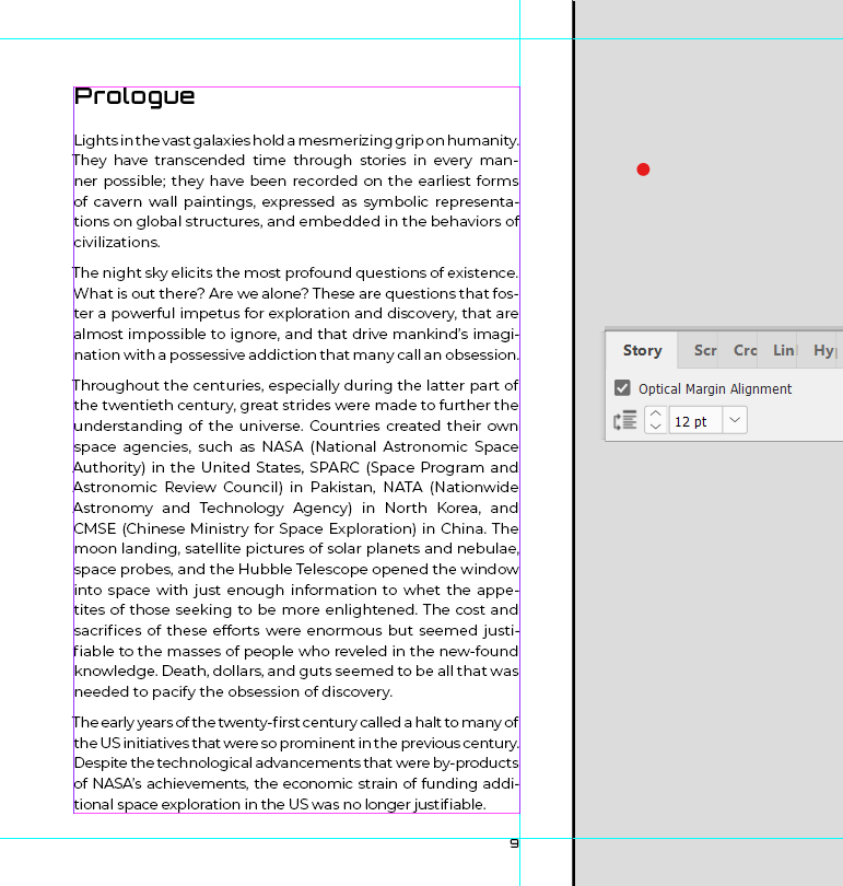 Solved: Optical margin alignment problems, anyone? - Adobe Community ...