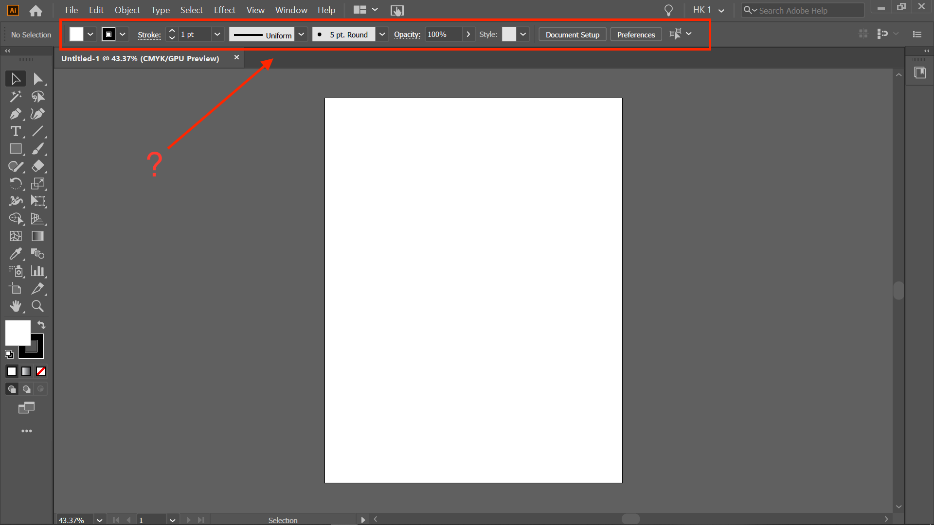 Solved: toolbar at the top of the window - Adobe Product Community ...
