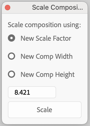 Scale Composition Script text input has a dark bac... - Adobe Community ...