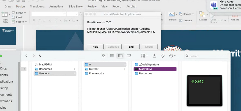 Mac Powerpoint Run-time error '53' - Adobe Community - 14675885