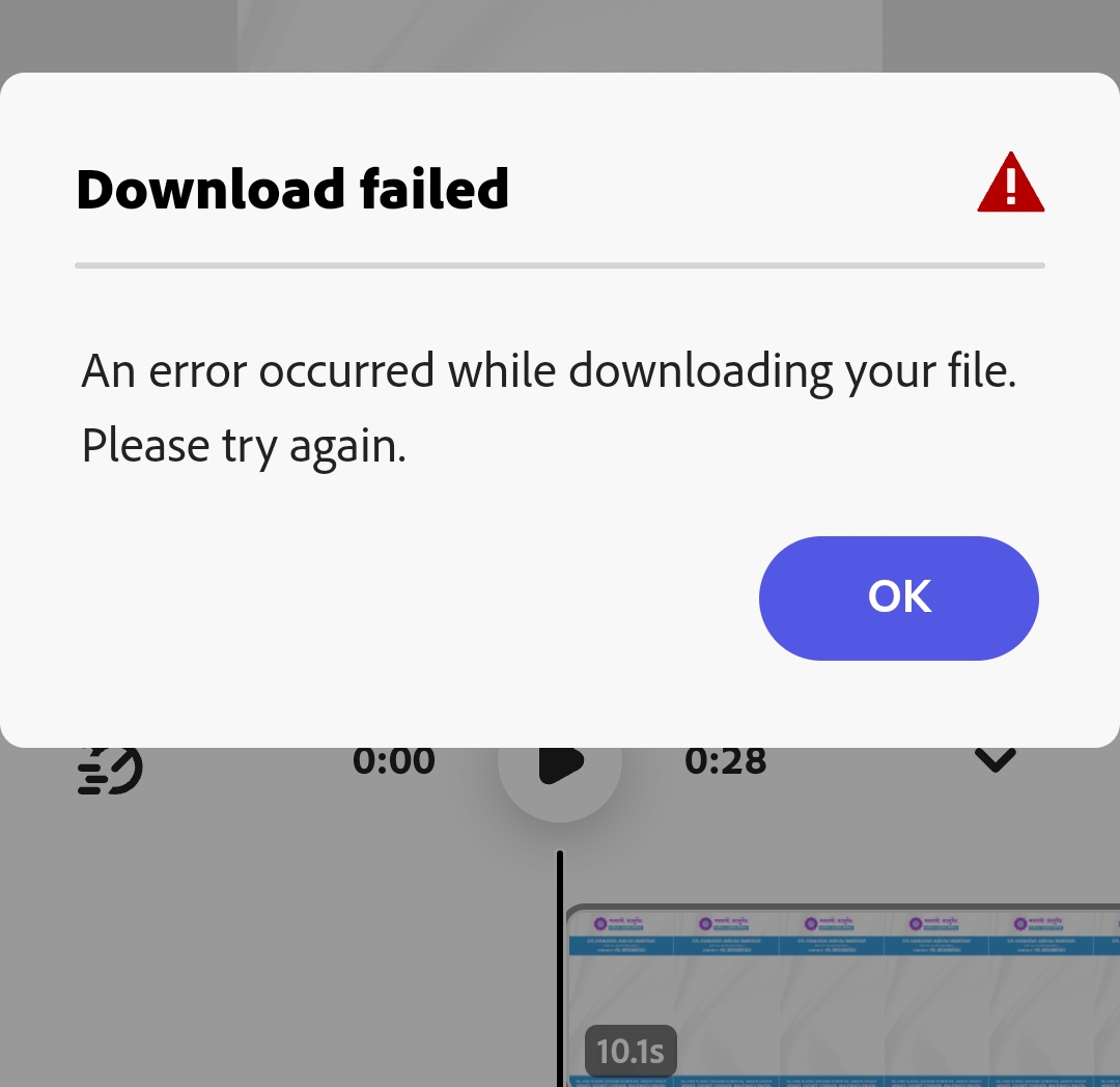 Video download doesn't work at all. - Adobe Community - 14678653