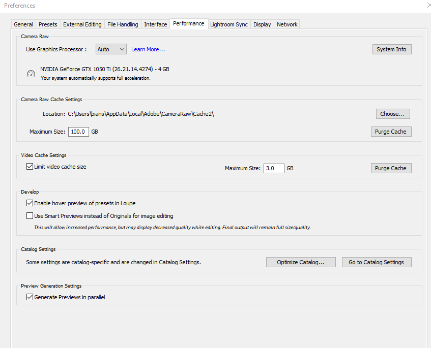 Lightroom Classic Speed issue - Adobe Community - 10996513