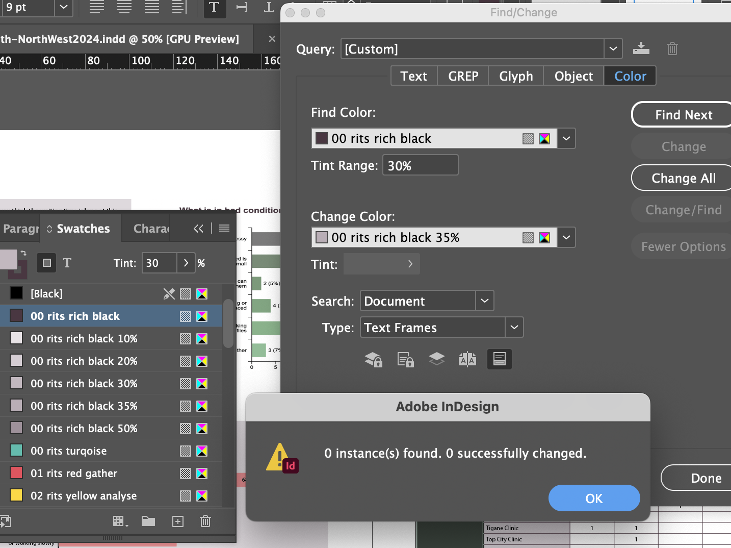 InDesign can't find a color tint in the cell when ... - Adobe Product ...