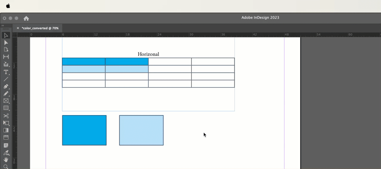 InDesign can't find a color tint in the cell when ... - Adobe Product ...