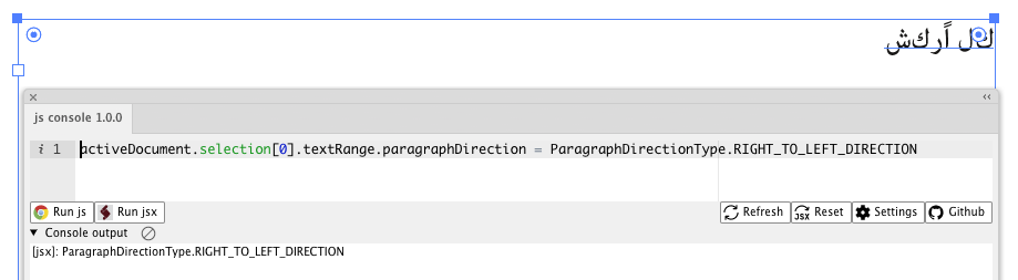 Solved: Apply Character direction to textframe characters ... - Adobe Product Community - 14660212