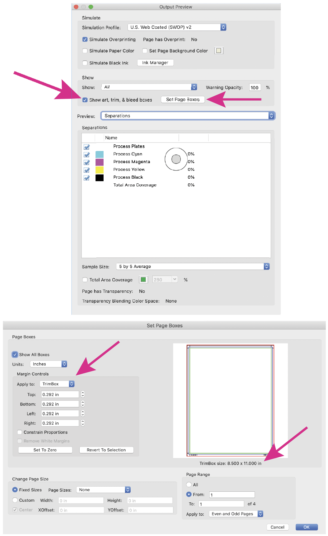 Indesign page size in file is 8.5 x 11 in but in A... - Adobe Community ...