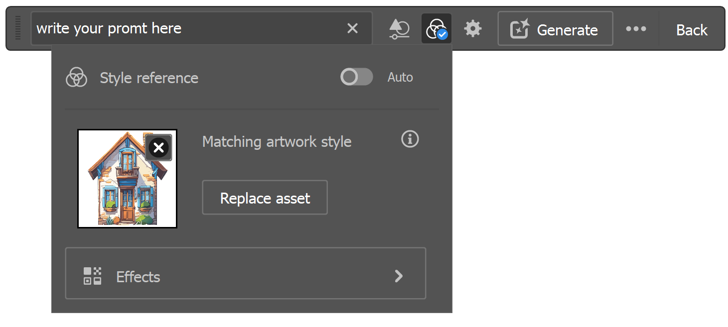 생성형 모양 채우기 (베타) : 3단계로 윤곽선을 벡터로 채우기 - Adobe Product Community - 14810301