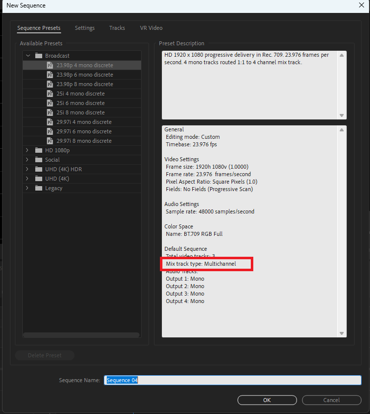 프리미어 오디오가 한쪽만 들려요 - Adobe Product Community - 14694455