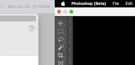 No close button on Mac in maximised - Adobe Community - 14698369
