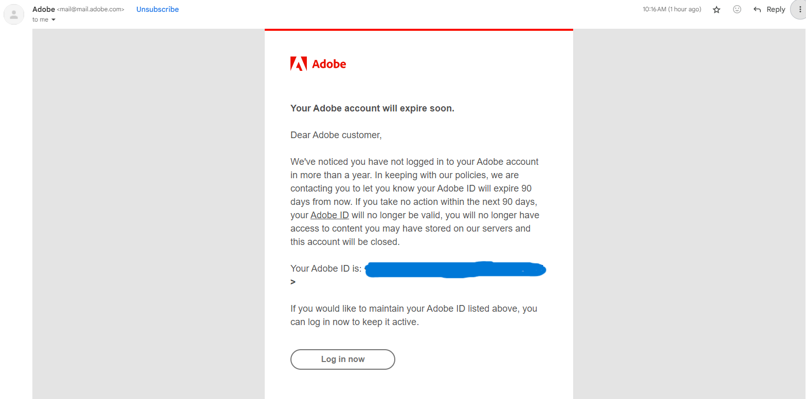 Scam or real email? - Adobe Product Community - 14699548