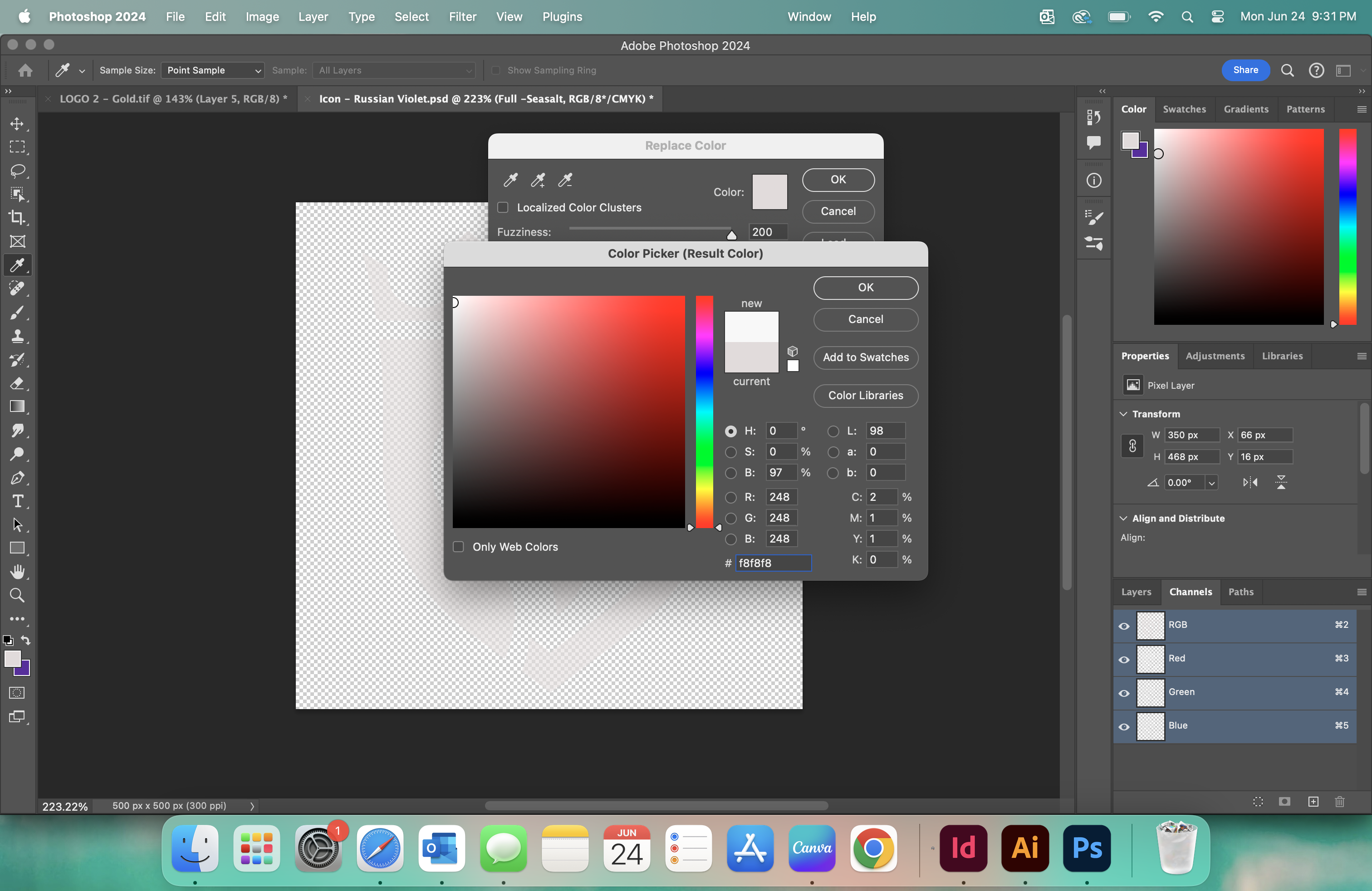 Solved: Hex color changes every time in Photoshop - Adobe Product ...