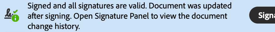 Signed and all signatures are valid, but with unsi... - Adobe Product ...