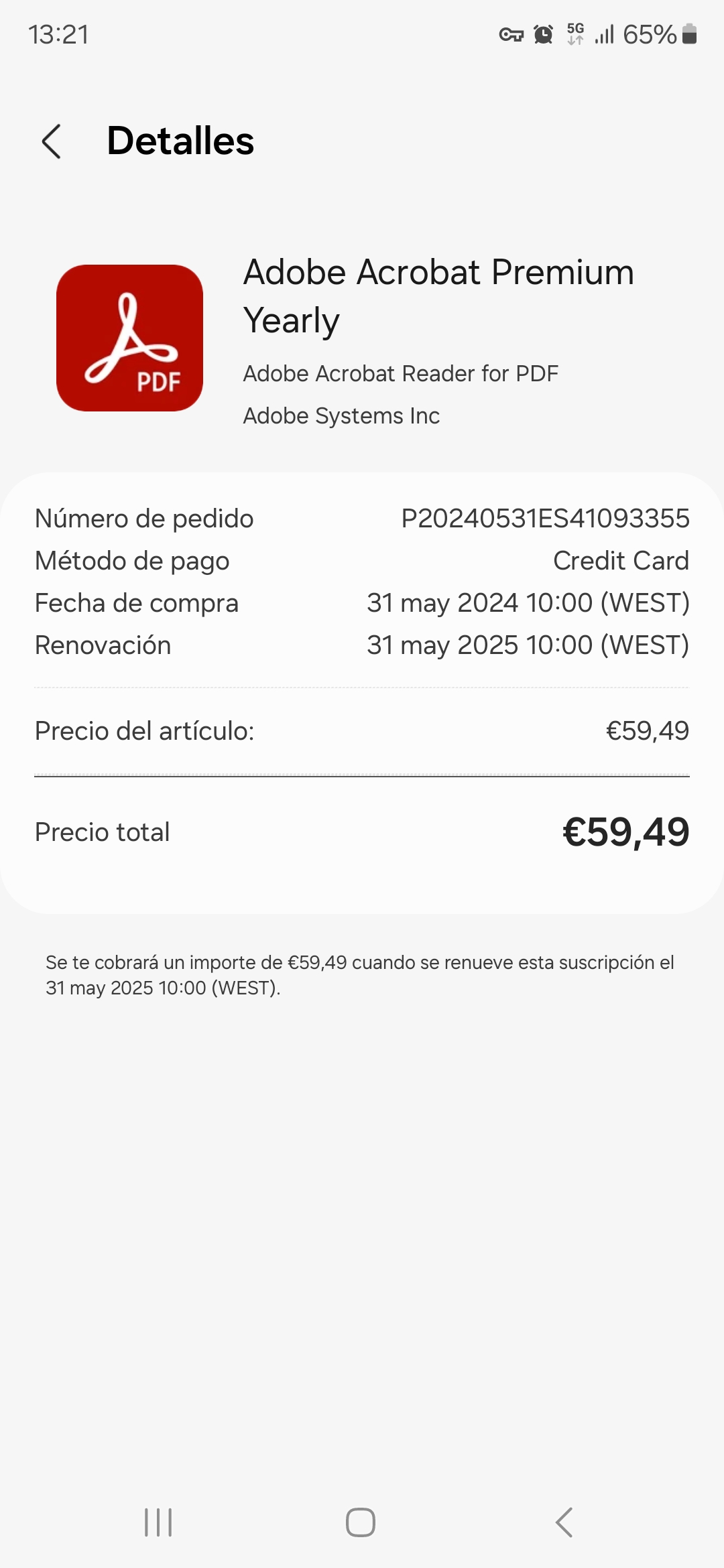 Suscripción - Adobe Product Community - 14690656