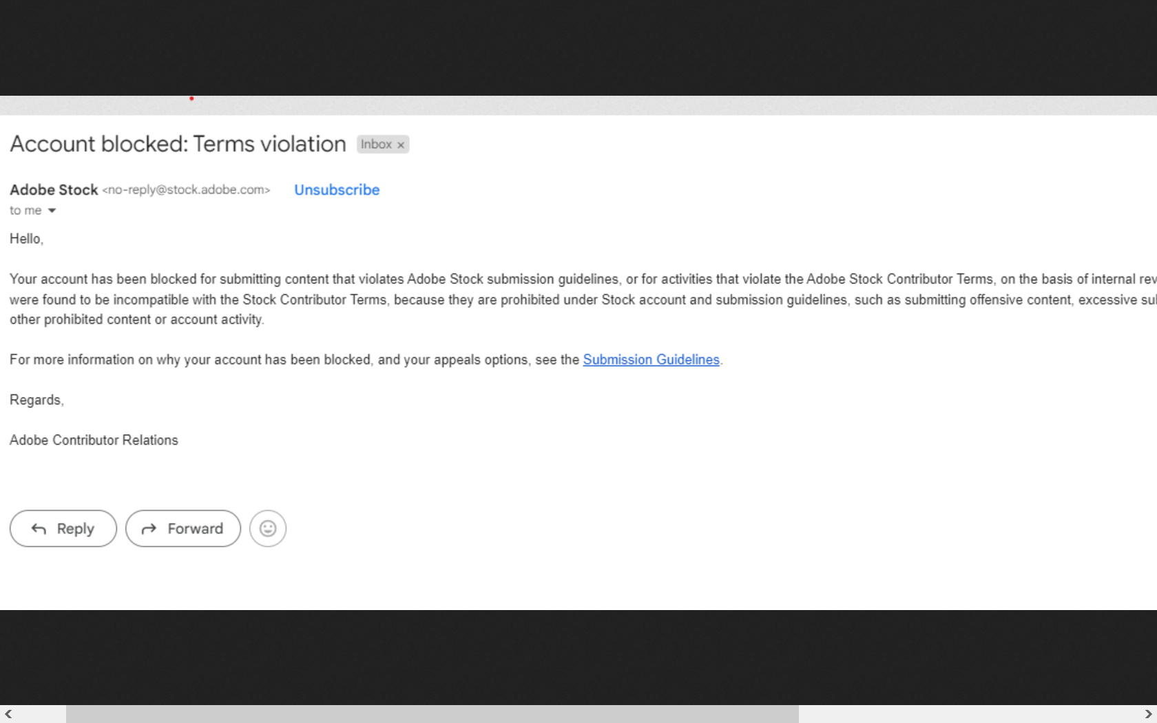 Account Blocked - Adobe Community - 14713295