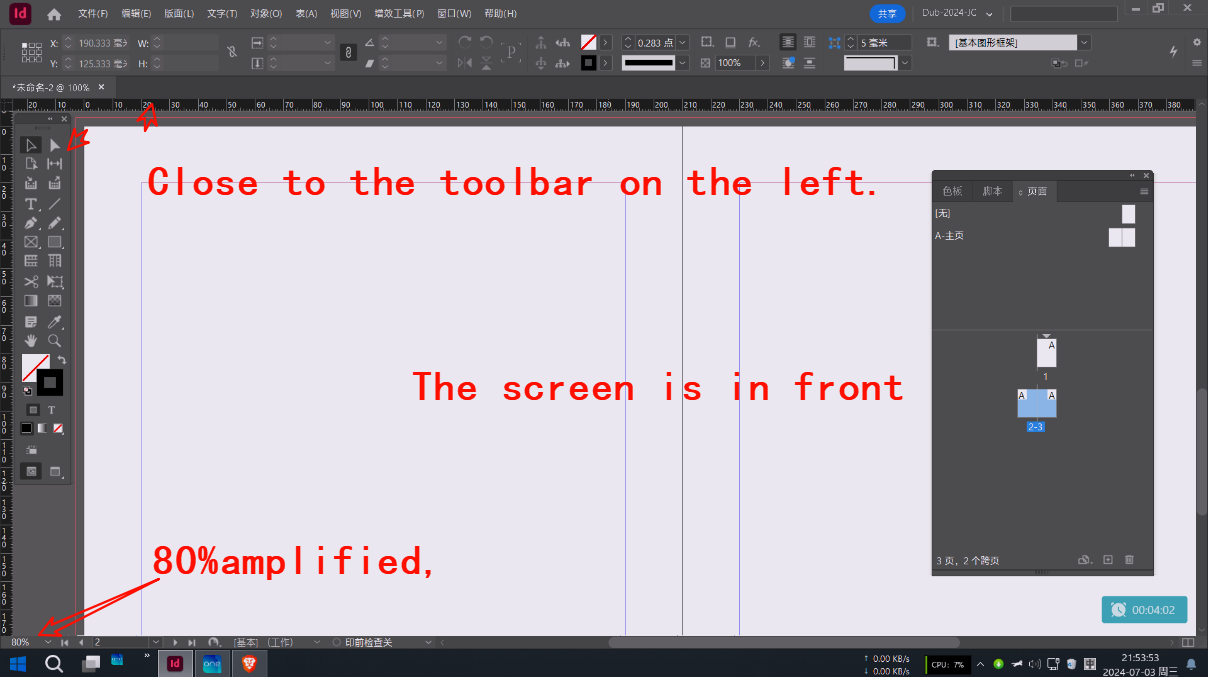 Can one -click to allow the Indesign screen to liv... - Adobe Community ...