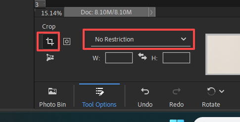 Crop Tool Malfunction - Adobe Community - 14670902
