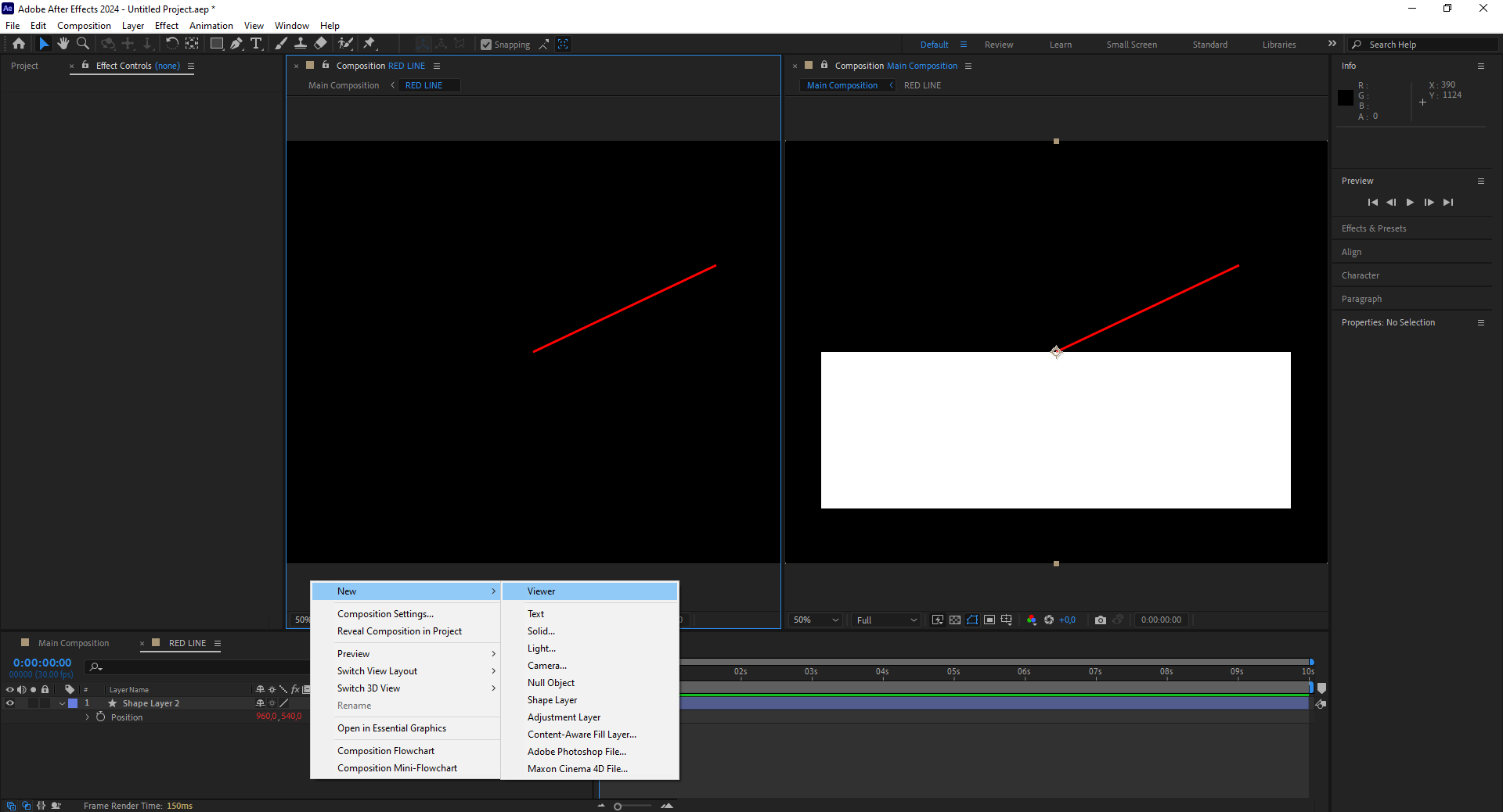 How to align two separate comp's position - Adobe Product Community - 14723205
