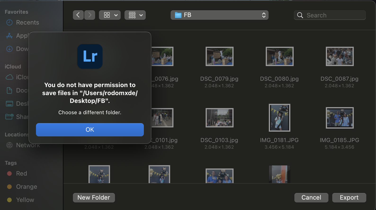 Solved: Lightroom [You do not have permission to save file... - Page 3 ...