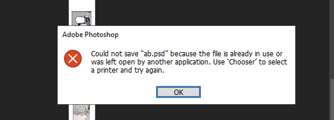 Has anyone had this problem saving a photoshop fil... - Adobe Product ...