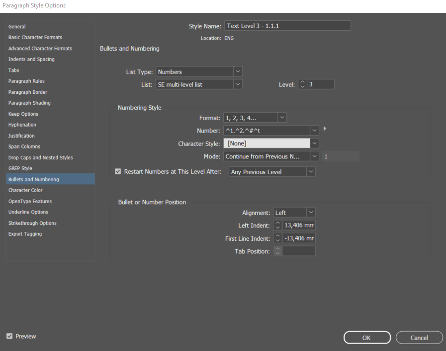 Reference custom number list in Master Page - Adobe Community - 14727606