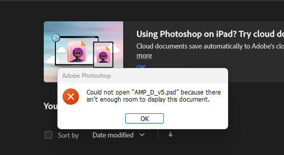 Error opening Photoshop - Adobe Community - 14733045