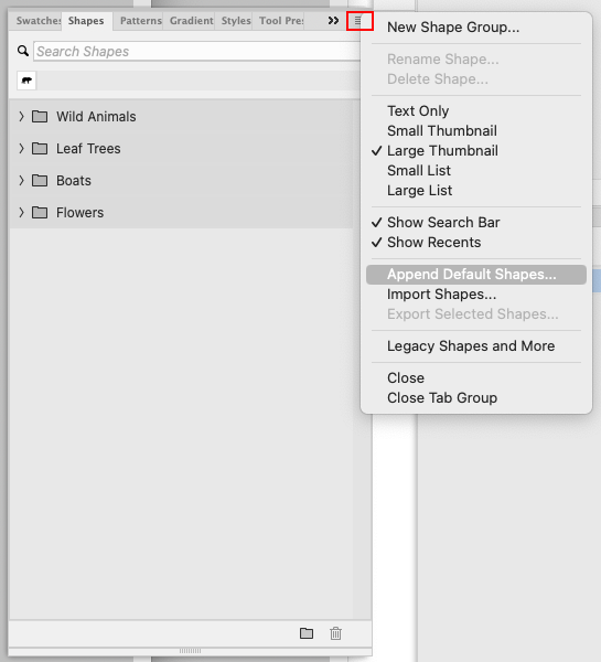 Shape options - Adobe Community - 14733532