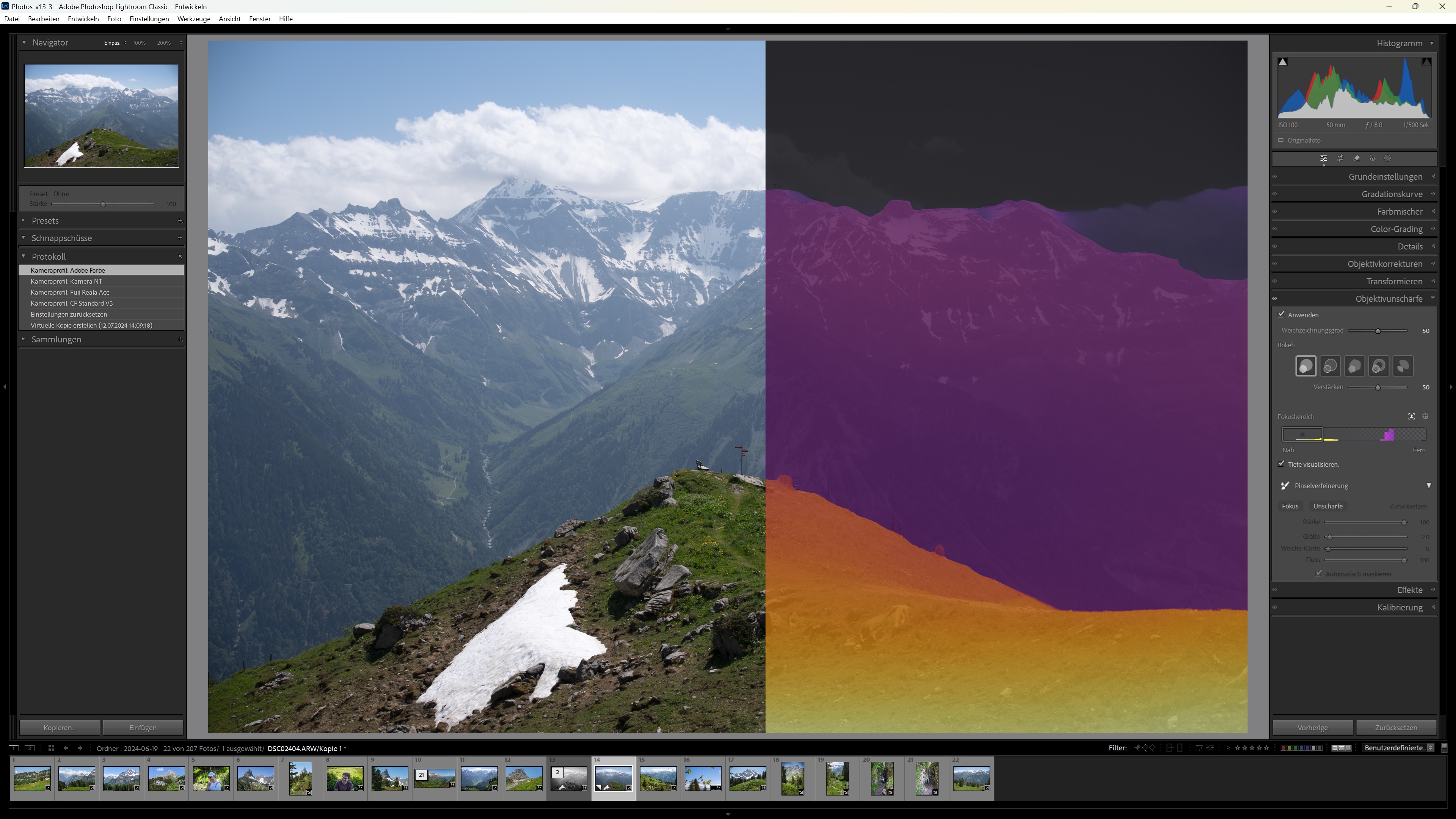 P: (Masking) (AI) generated depth map for depth ma... - Adobe Product ...
