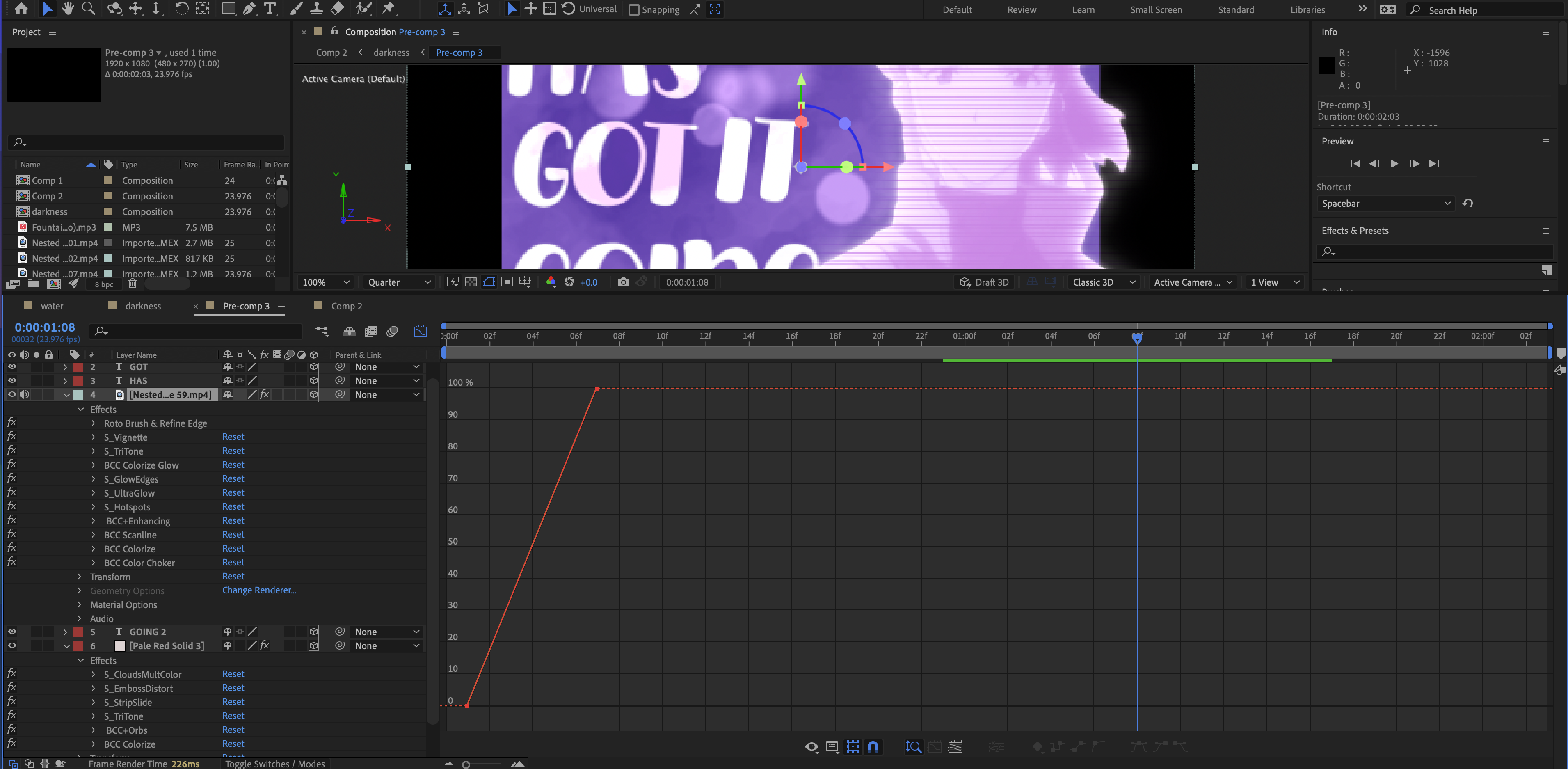 Comp missing frame that is fine in PreComp. Can't ... - Adobe Product ...