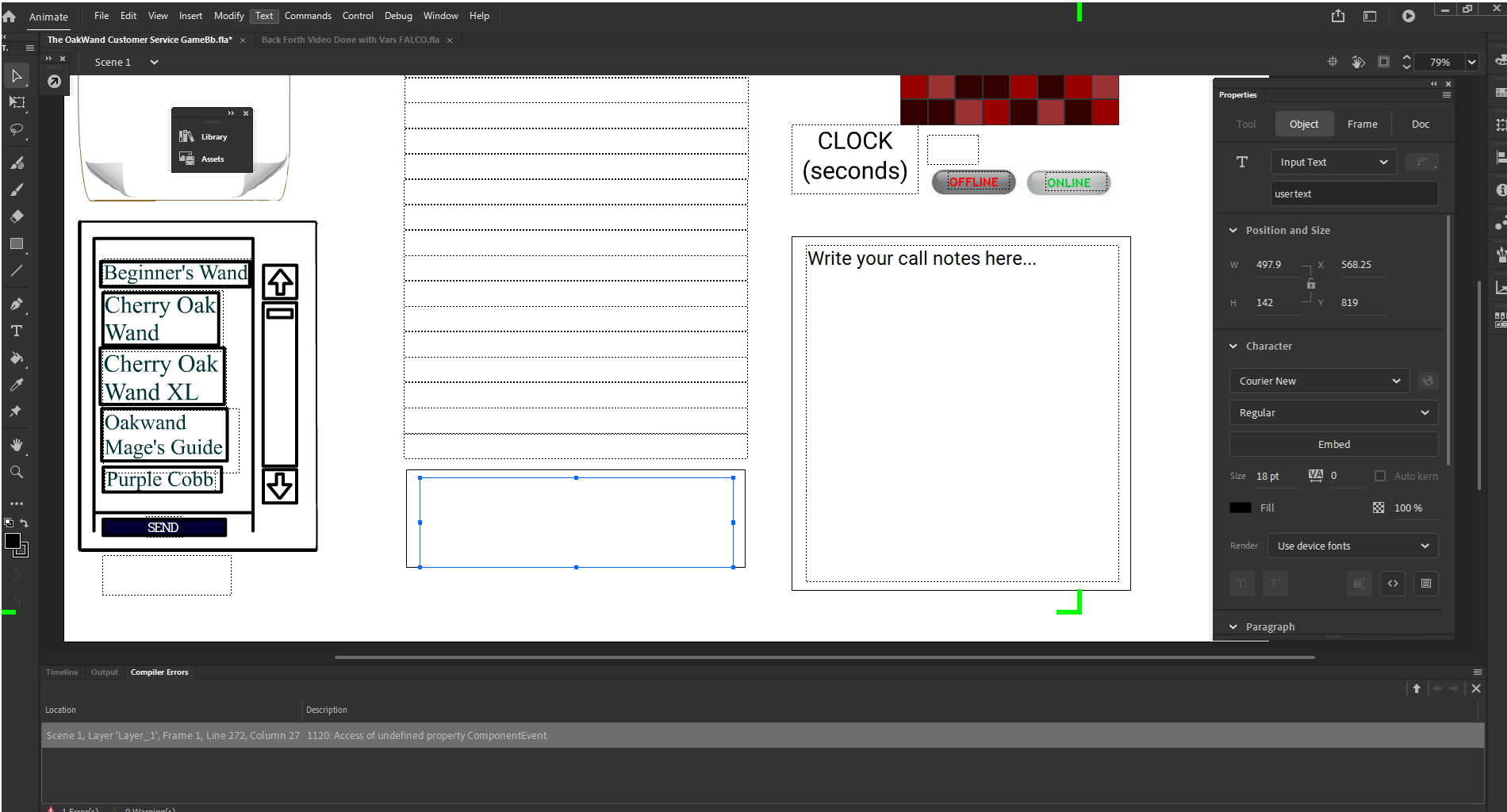 Solved: Why??? Definition 1172: Definition fl events.Comp... - Adobe ...