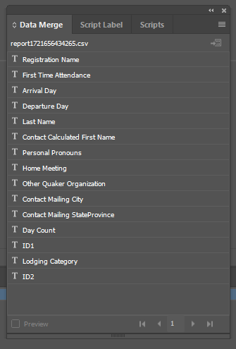Solved: No fields panel for data merge - Adobe Product Community - 14748896