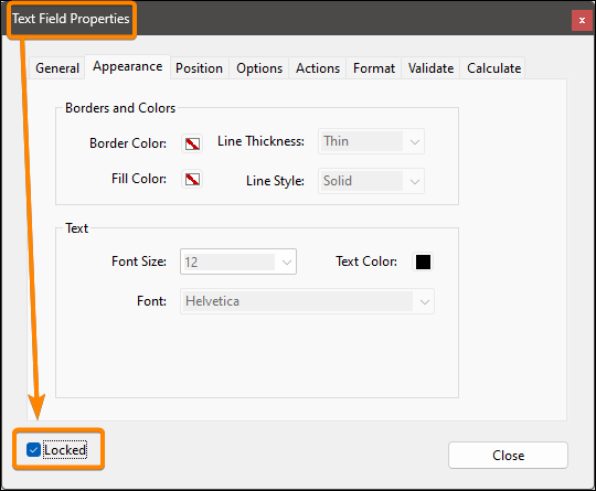 Border color and fill color grayed out in the form... - Adobe Product ...