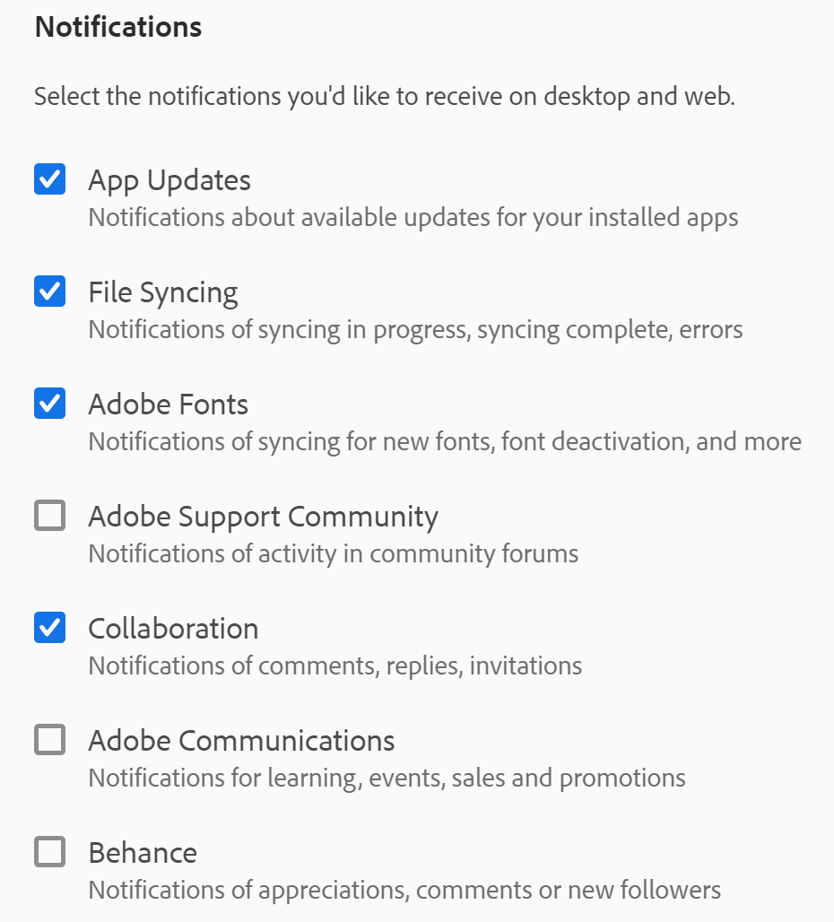 Disable survey notification - Adobe Community - 11007469