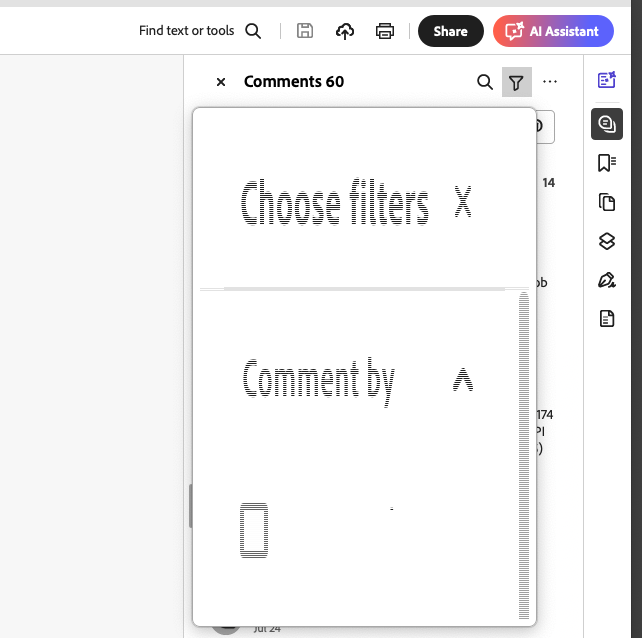 Solved: Adobe Acrobat Filter Commenting options are not w... - Adobe ...