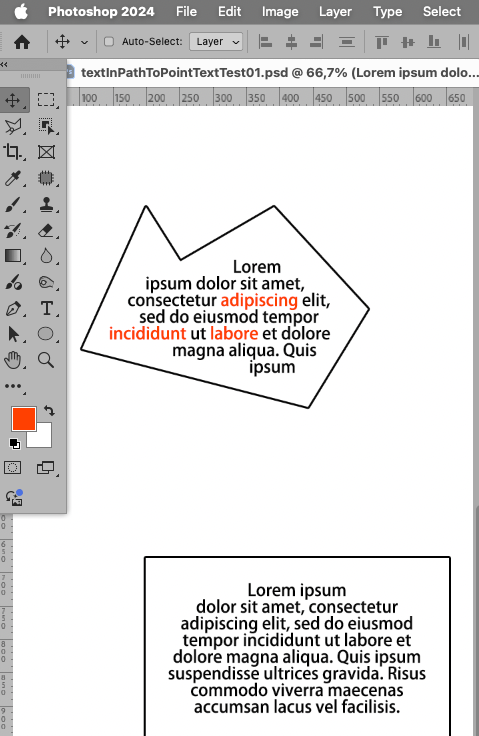 Solved: Text inside path/shape into point text? - Adobe Product ...