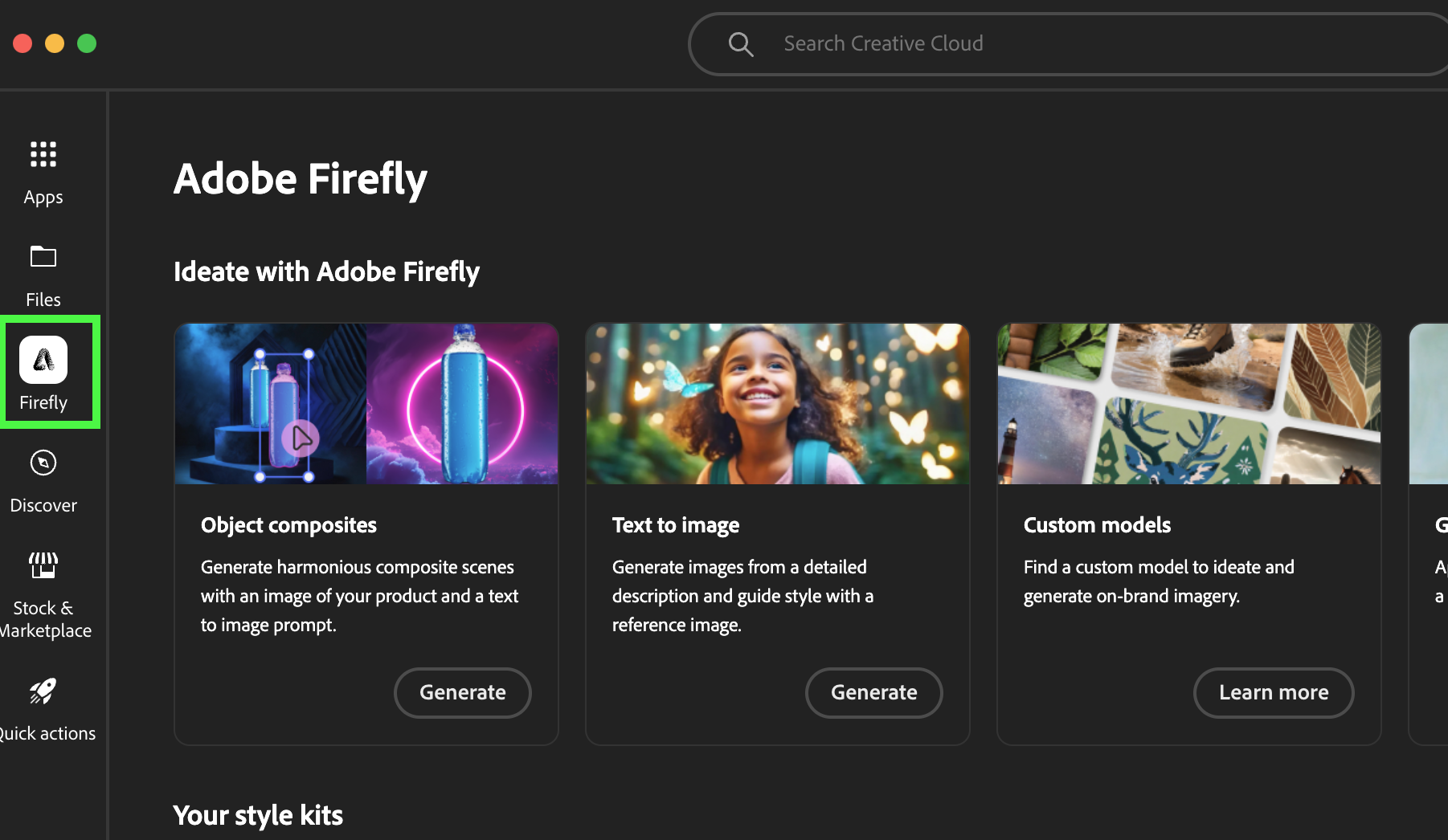 Adobe Firefly icon/quick launch icon/button is mis... - Adobe Community - 14772371