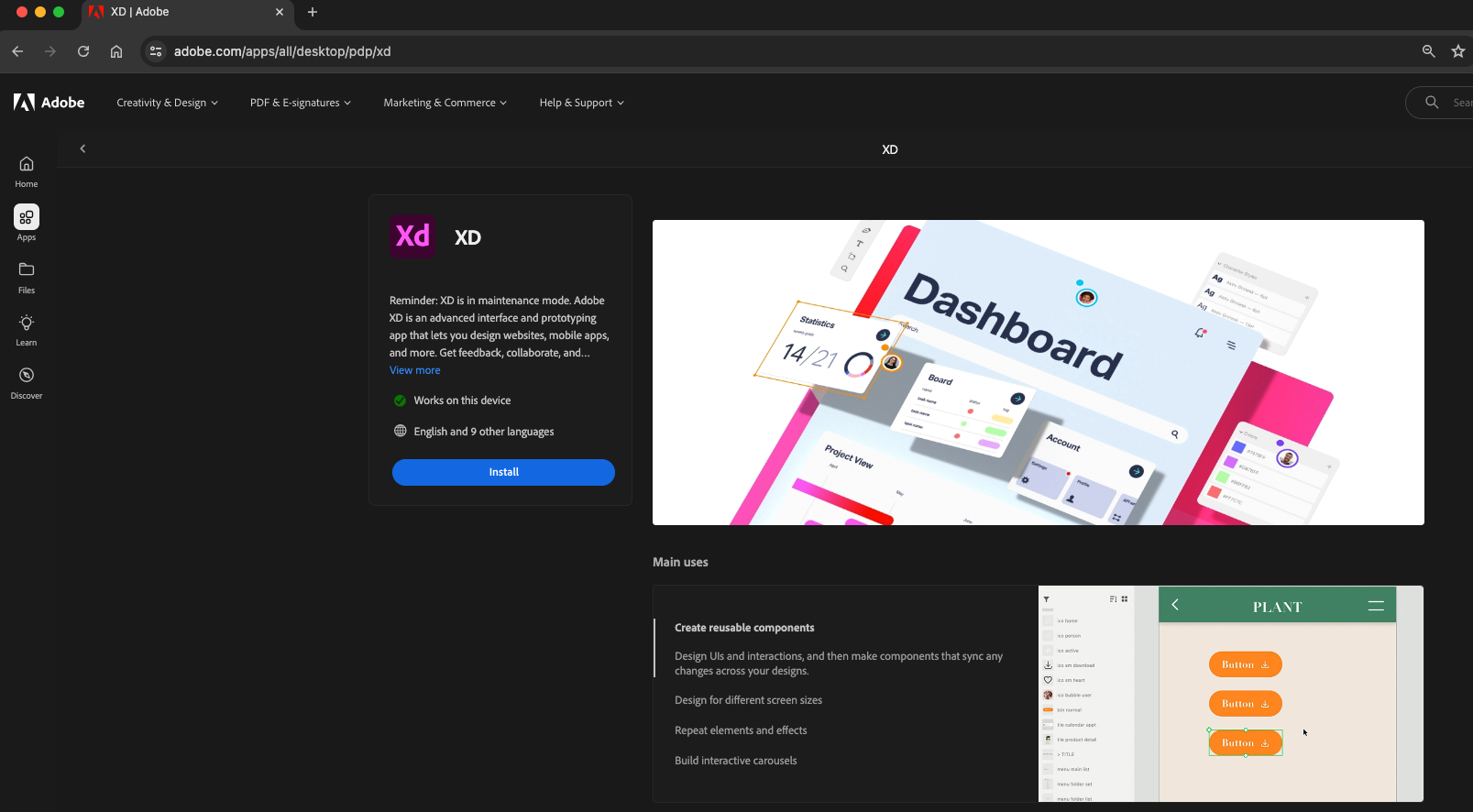 Solved: Can't install Adobe XD - Adobe Product Community - 14775316