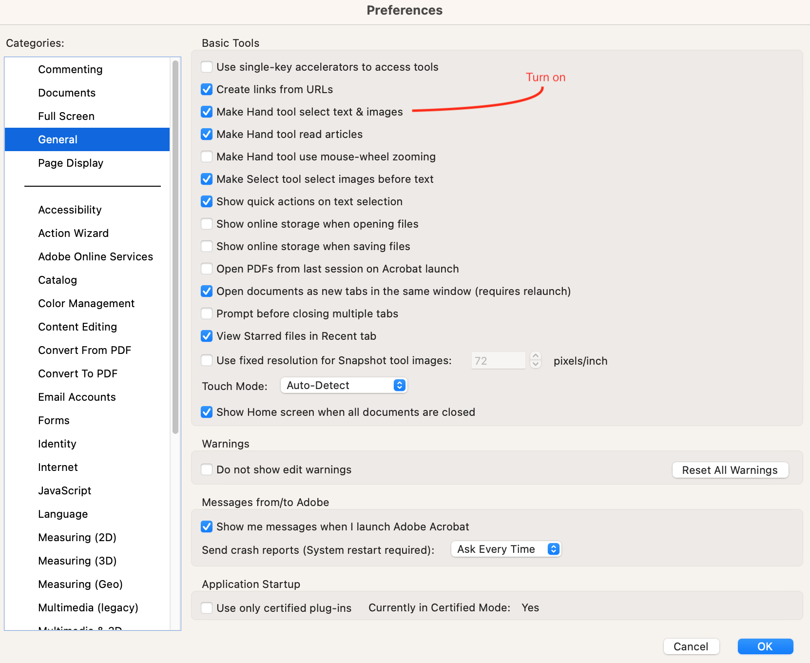 Re: Highlighting selected text disappears when mou... - Adobe Product Community - 14776358