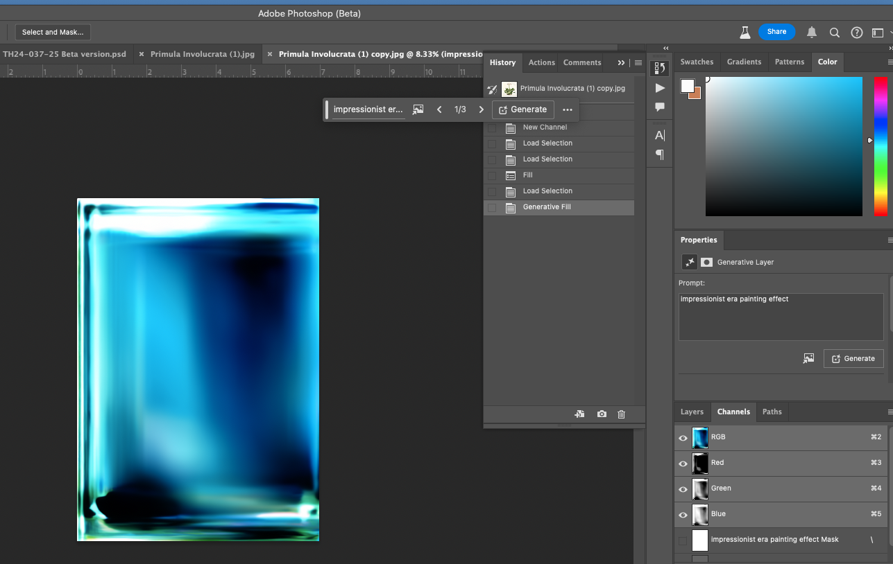 P: Creating oil painting using generative fill - Adobe Product ...