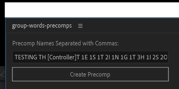 Solved Name Pre Comp From Selected Layer Names Adobe Community