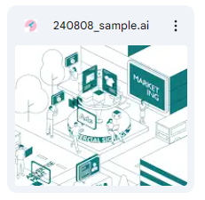 Googleドライブにaiデータをアップロードすると、アイコンがpdfとして表記されてしまう。 - Adobe Product ...