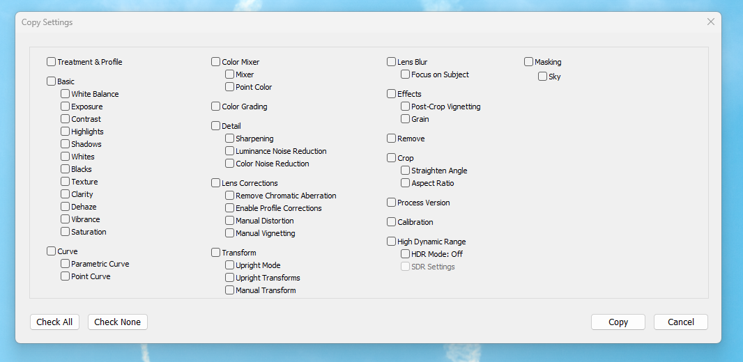 Issues with Subject masking when copying settings ... - Adobe Product Community - 14785531